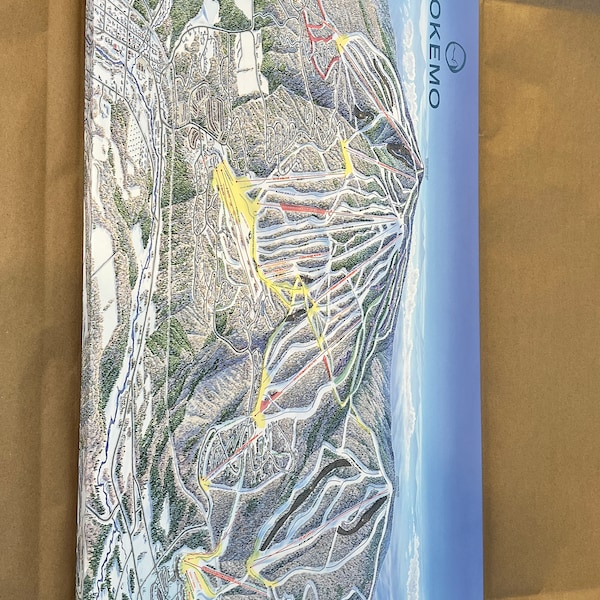 Keystone Resort Licensed Trail Map - Small Canvas 16" X 20" - Etsy