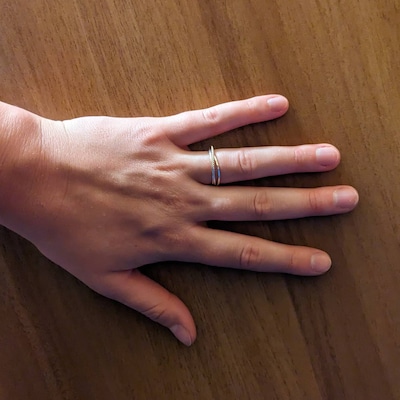 Pressed Flower Ring Cottagecore Floral Ring 14K Gold - Etsy