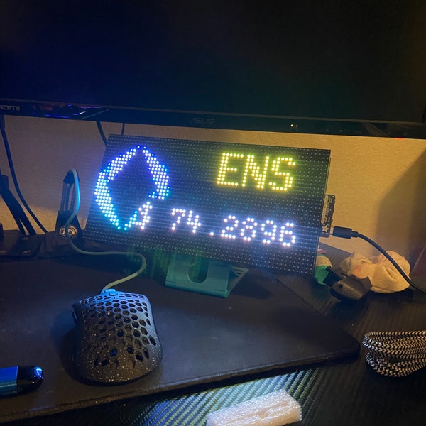 Bitcoin Ticker Crypto Ticker Stocks Ticker Pixel | Large LED Display - Etsy