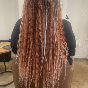 Synthetic Dreads Extensions Thick Dreads Full Set. Blonde - Etsy
