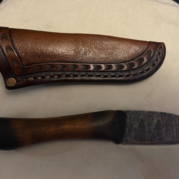 Rustic Handmade Knife | Mountain Man Style Inspired by Yellowstone ...