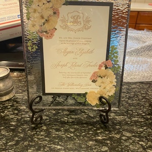 Custom Made Stained Glass Keepsake Frame - Etsy