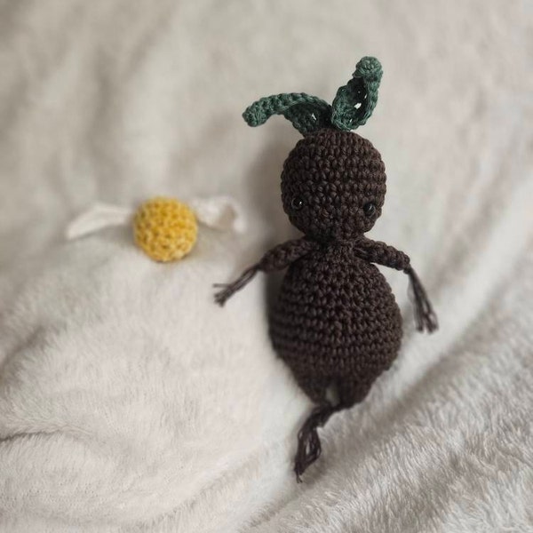 Mandrake Crochet Pattern, Wizard Plant Amigurumi, Magical Crocheting ...