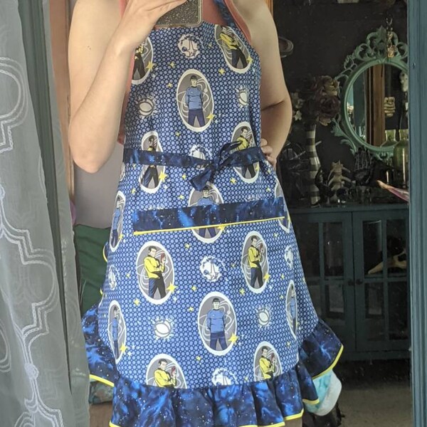 Coffee Apron for Women / Retro Apron With Ground Coffee With Stripes ...