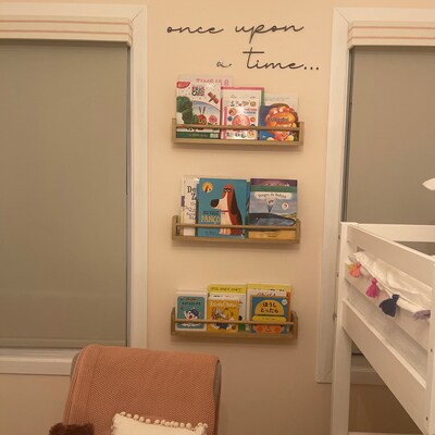 Script Once Upon A Time Sign for Nursery or Playroom Free 3-5 Business ...