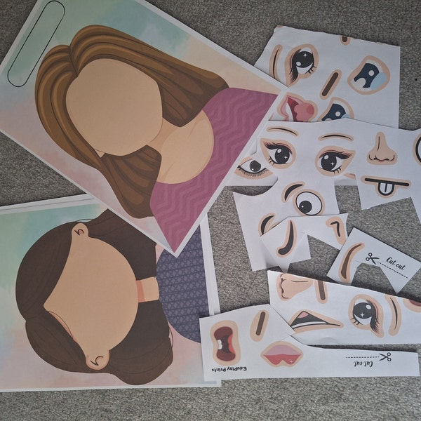 Printable Emotions Activity for Kids - Boy Version, Preschool ...