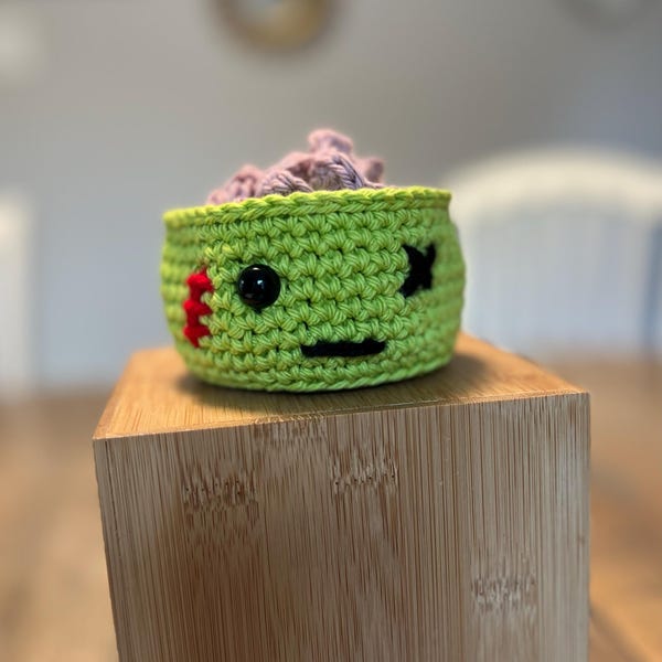 Zombie Brain Coasters Crochet Pattern, Halloween Crochet Pattern ...