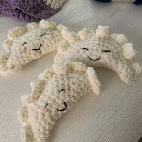 Pierogi Crochet No SEW PATTERN, Amigurumi Little Dumpling Plushie ...