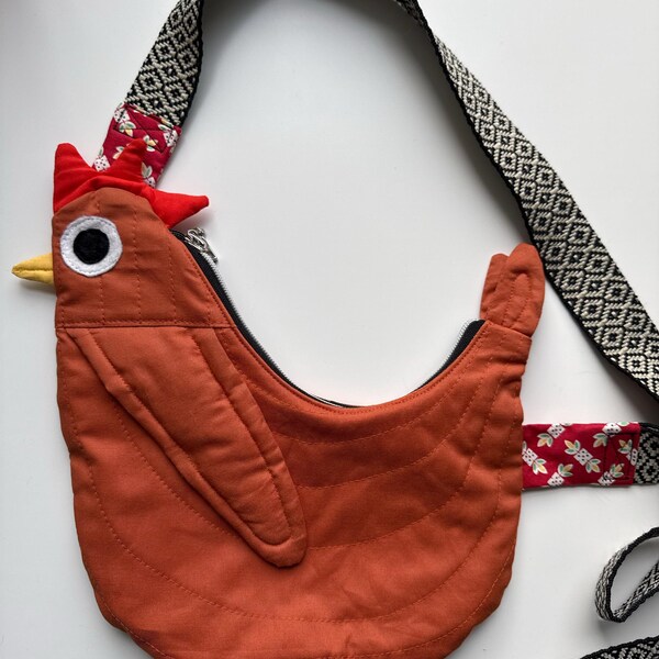 Bird Bag PDF Sewing Pattern - Fly Away Crossbody (chicken, Duck ...