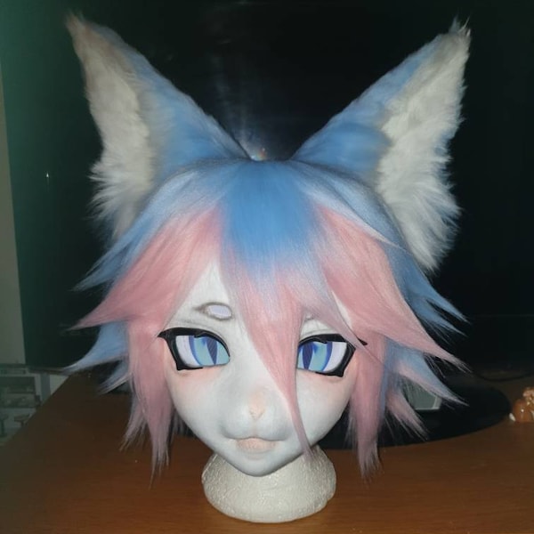 Custom Color Fursuit Scarf, Furry Neck Cover, Kigurumi Neck Bib, Faux ...