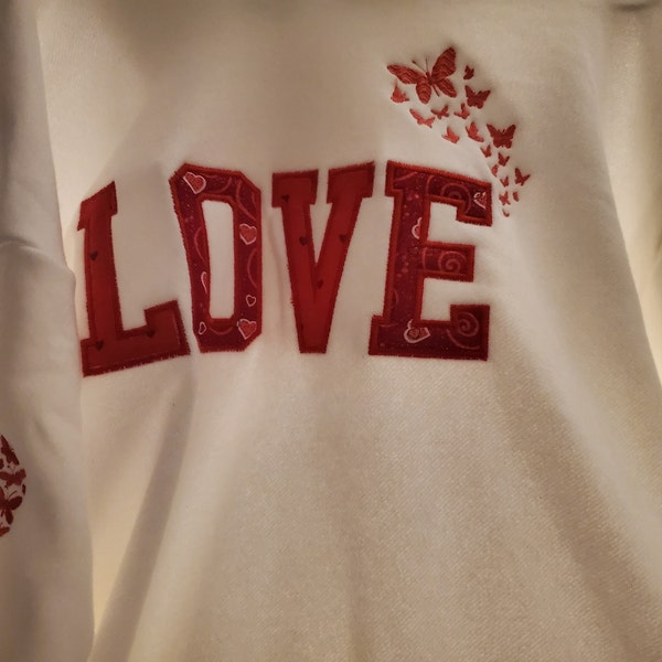 LOVE Applique,love Embroidery Design,valentine's Day Embroidery,machine ...