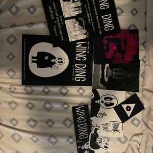 WING DING Button Badges Set of 4 1 - Etsy