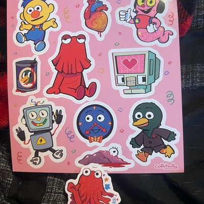 Dont Hug Me Im Scared DHMIS Die Cut Vinyl Sticker Sheet 6.5 X 5.5 10 ...