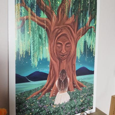 We Are One Fine Art Print, Unity Illustration Wall Decor Poster Flowers ...