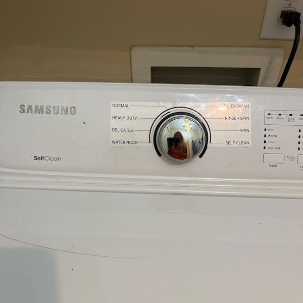 Samsung Model WF45T6000AV Washer Sticker Sheet Labels / Decals - for ...