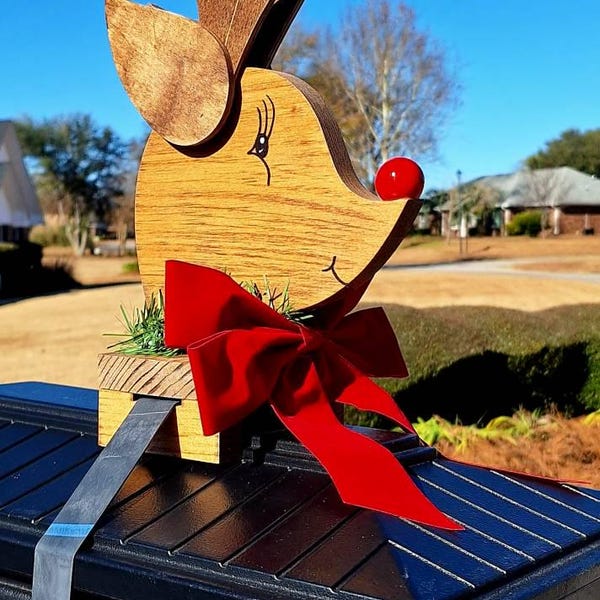 Mail Box Reindeer - Etsy