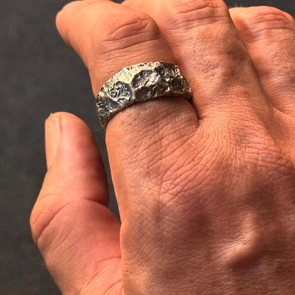 CENTURION Ring -a Wide Brutal Ring With an Roman Motifs and Cracks ...