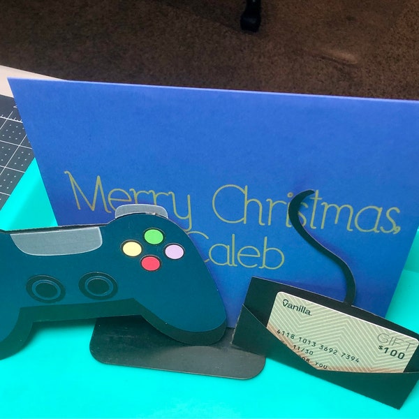 Video Game Controller Gift Card Holder Svg, DIY Video Game Card, Video ...