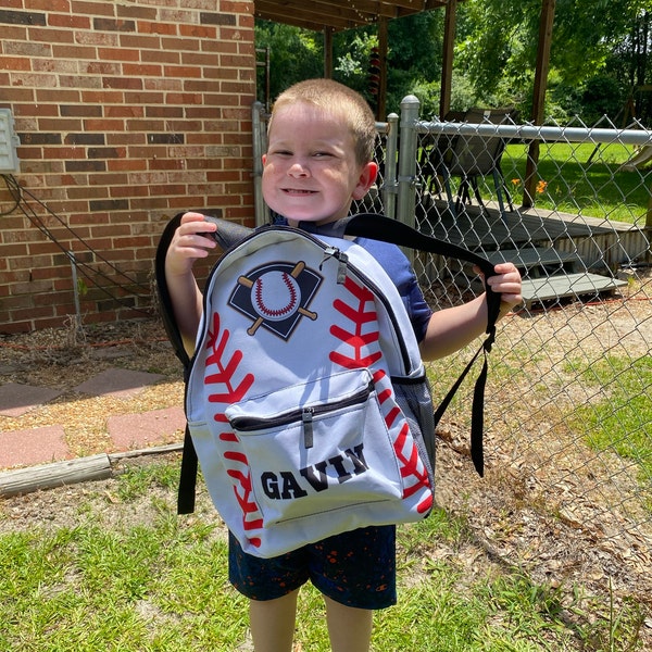 Kids Backpack Tag | Child Schoolbag Label | Back to School | Book Bag ...