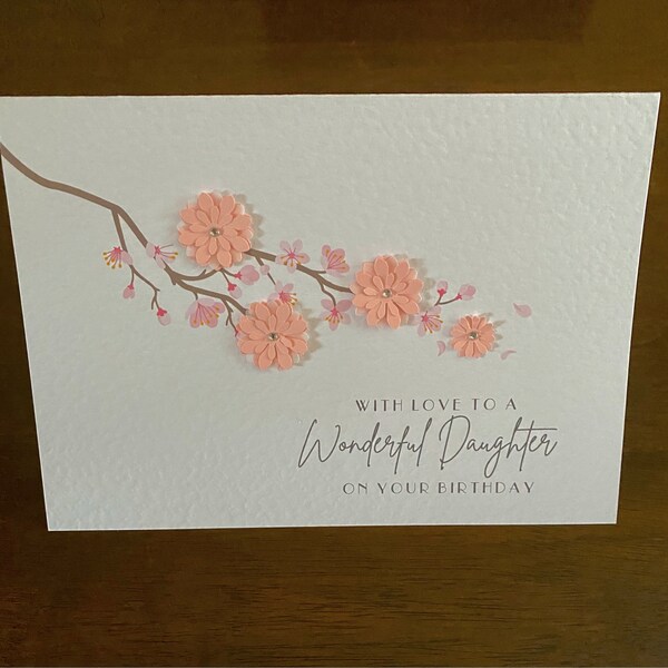 Daughter Happy Birthday Card, Daughter Birthday Card, Wonderful ...