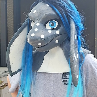 Shark 3d-model STL Fursuit Head Base for 3d-printing - Etsy