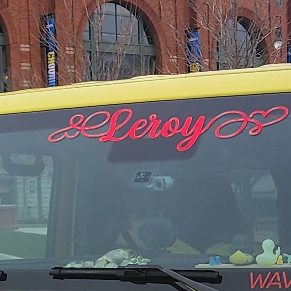 Custom Truck Windshield Banner Decal | Text Only, No Background | Truck ...