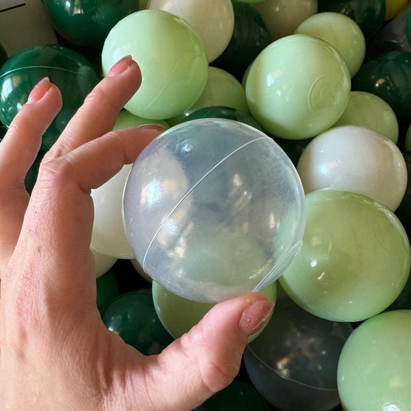 Colorful Plastic Pit Balls for Kids Pool Soft Ocean Balls Eco Friendly ...