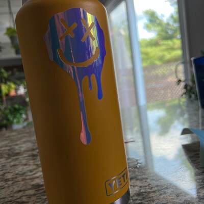 LT Drip Smiley Decal - Etsy
