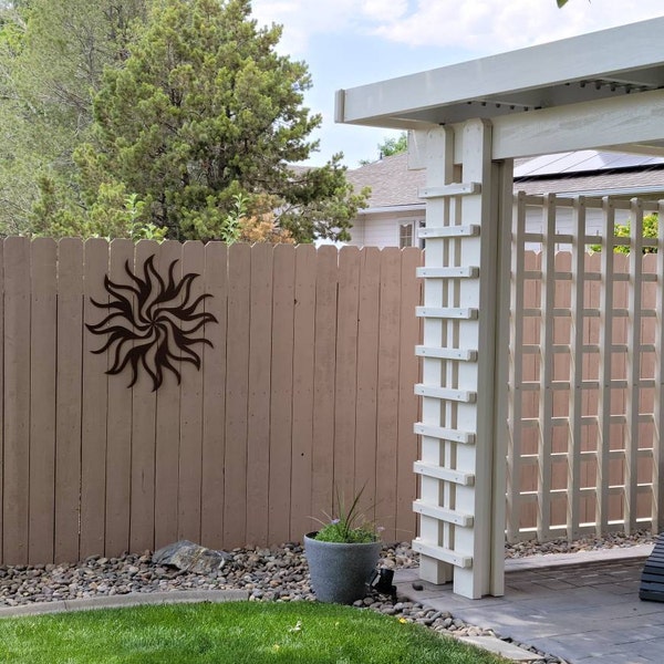 Brilliant SUNBURST Metal Sun | Indoor or Outdoor Decor | the ORIGINAL ...