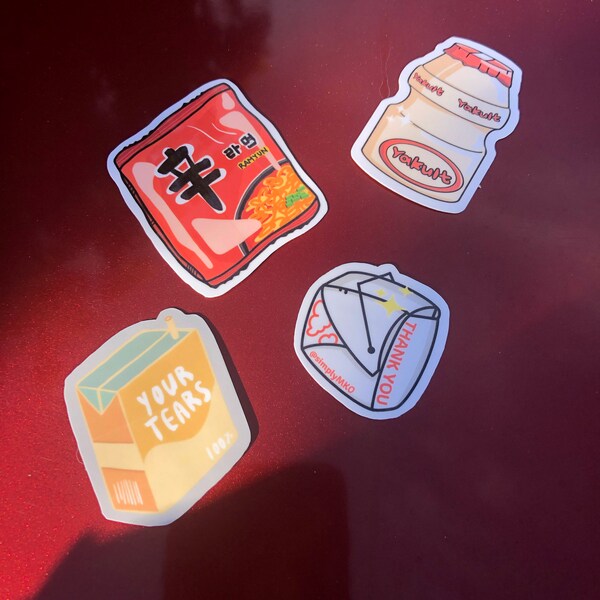 Korean Ramen Sticker, Shin Ramen Sticker, Korean Sticker, Spicy Sticker ...