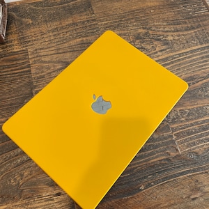 Luminous Yellow Hard Case Cover for MacBook Air 13 MacBook Pro 13 14 16 ...