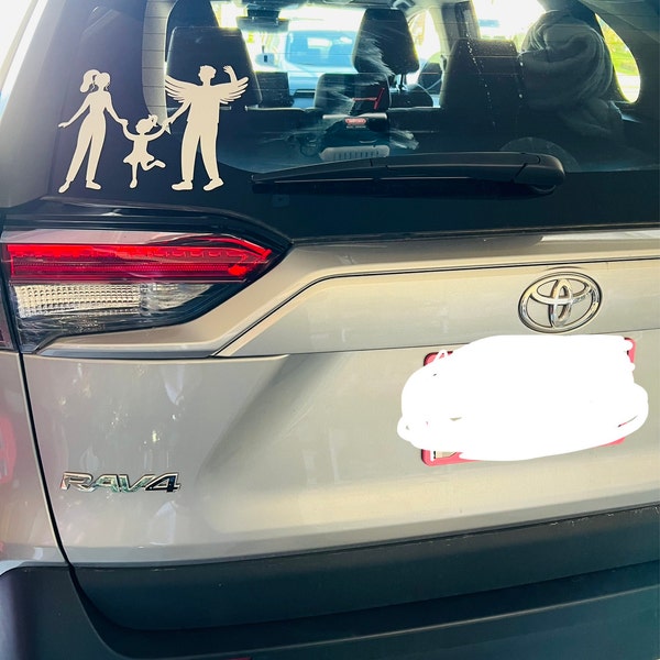 My Family Car Decal, Family on Board Safety Sign Vinyl Sticker for Car ...