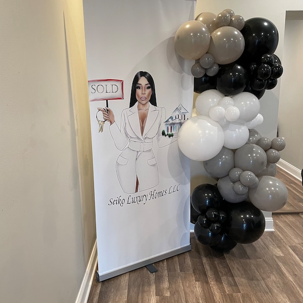 Custom Graduation Retractable Banner Stand INCLUDED With Full Color ...