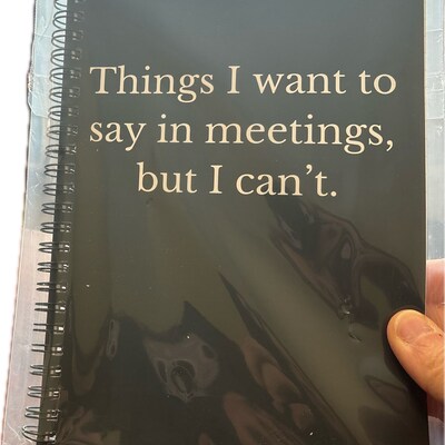 Funny Office Notebook, Coworker Leaving Gift, Snarky Notepad, Sarcastic ...