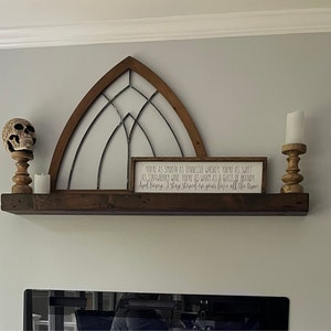 Matte Distressed Floating Shelf - Etsy