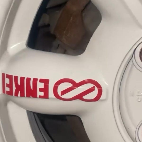 Rays Engineering Wheel Rim Vinyl Decal Sticker Set of 4 - Multi Sizes ...