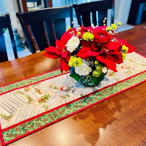 Floral Quilted Table Topper 19.5 Table Topper Summer - Etsy