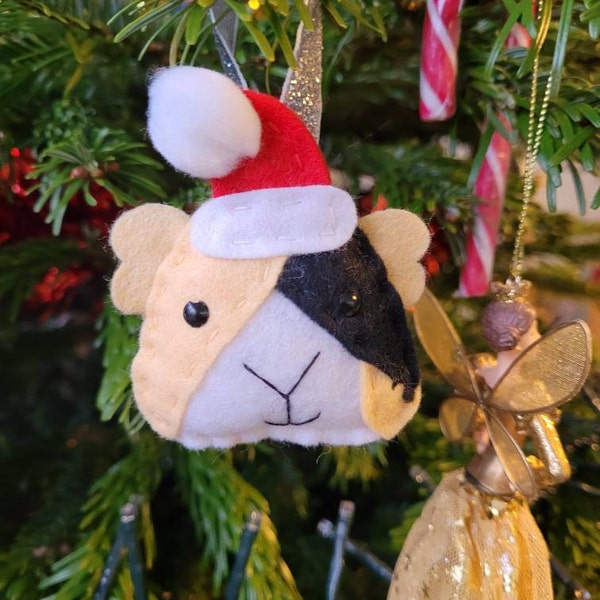 Felt Guinea Pig Handmade Christmas Tree Decoration Gift Holiday ...