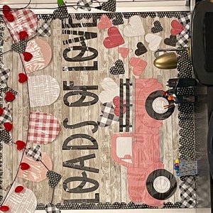Loads of Love Valentines Truck February Bulletin Board Kit - Etsy