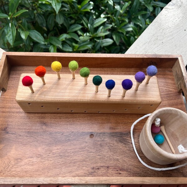 Block of Holes - Fine Motor Activity - Etsy