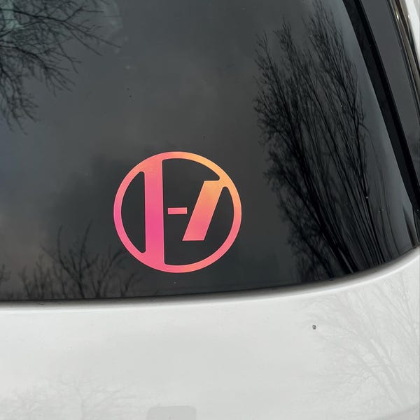 Twenty One Pilots Logo Vinyl Waterproof Sticker - Etsy