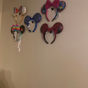 Decorated Mickey Ear Wall Displays 5 10 or 20 Packs - Etsy