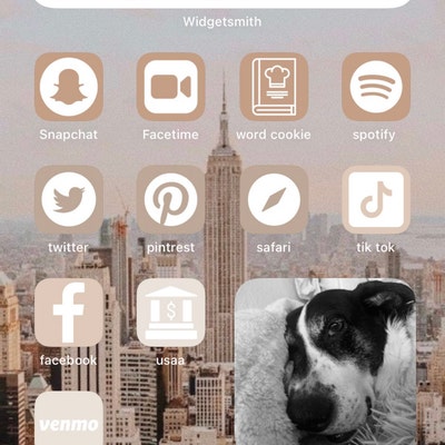 10,000 Natural Boho App Icons, Neutral Aesthetic Icons Bundle, IOS14 ...