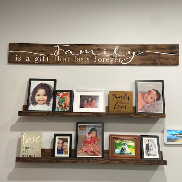 Family is a Gift That Lasts Forever Sign / Huge Family Sign / Farmhouse ...