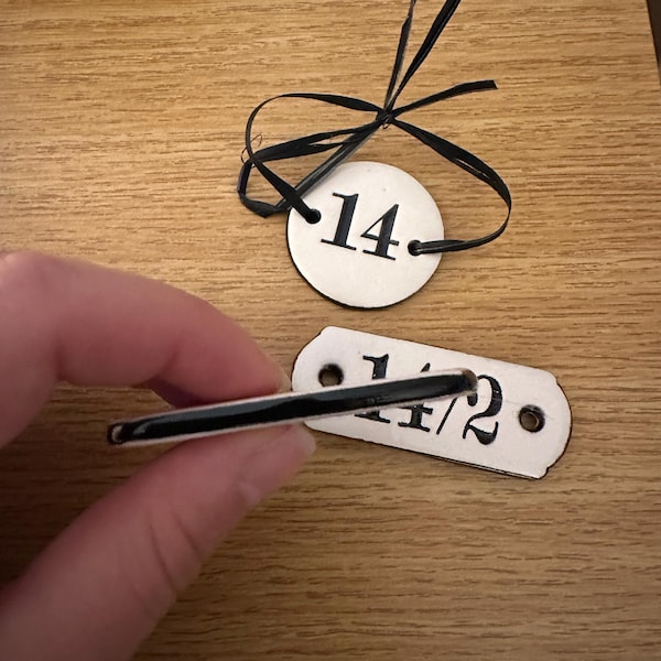 Enamel Plate Reissue of Old EPPM Nun 0 to 99, Sold Individually. - Etsy