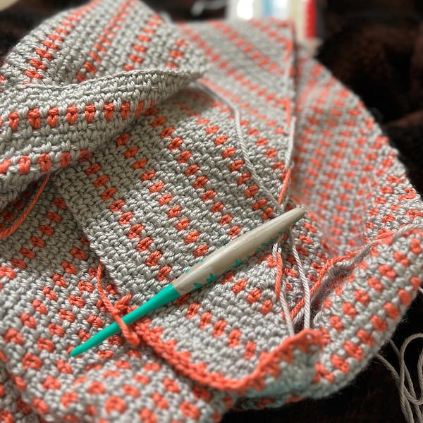 Lark Crochet Throw Blanket Pattern: Modern Diagonal Design (PDF Pattern ...