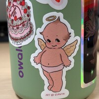 March Baby Cake Stickers Fancy Cake Stickers Waterproof Stickers Vinyl ...