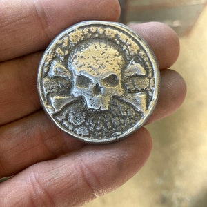 Graphite Casting Mold Double-sided Cursed Aztec Pirate Coin - Etsy