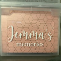 Printable Memory Box File Labels, Digital Download School Memories File ...