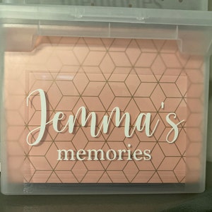 Printable Memory Box File Labels, Digital Download School Memories File ...